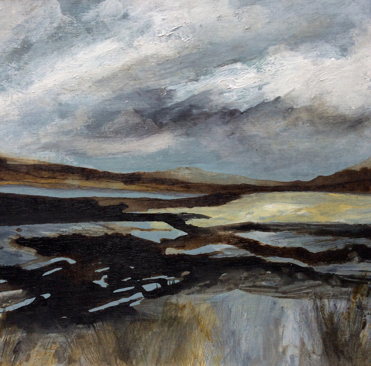 Mixed Media Art By Louise O'Hara - “Evening light” – Louise O'Hara Art